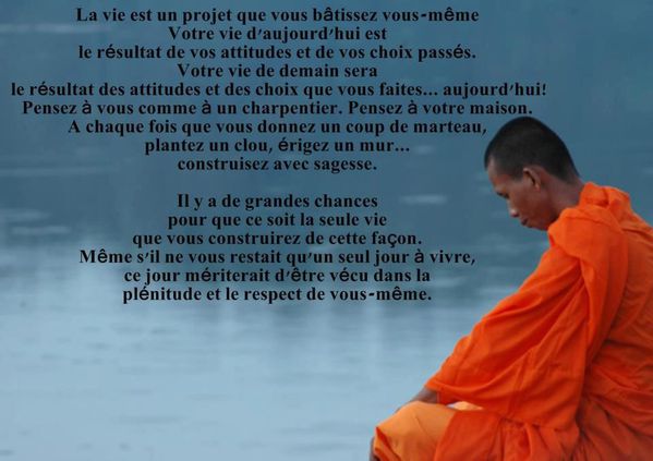 La Vie Est Un Projet Que Vous Bâtissez Vous Même Le Nirvana