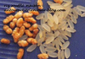 riz soufflé maison - Le blog de Mariva