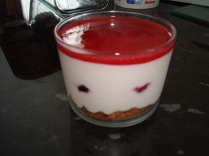 CHEESE CAKE SPECULOOS FRUITS ROUGES EN VERRINE - Le blog de ...