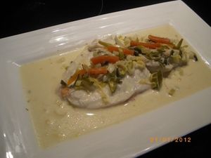 Filet de plie fondue de poireaux - Le blog de www.recettes-préférées ...