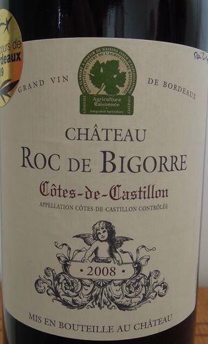 Côtes-de-Castillon Roc de Bigorre 2008 - Wonder Cave : les Wonder Vins ...