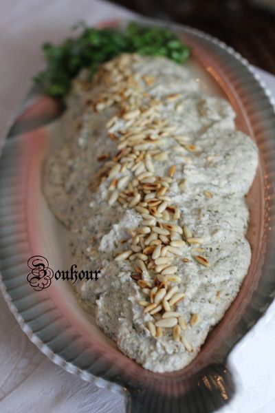 Samaké Harra, poisson grillé avec sauce pimentée - La Cuisine de AMAL