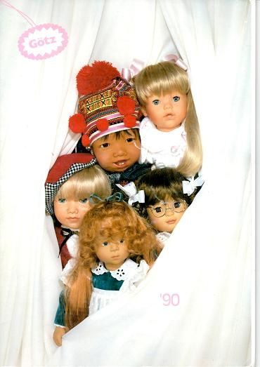 Sylvia Natterer pour Götz 1990 - poupées corolle