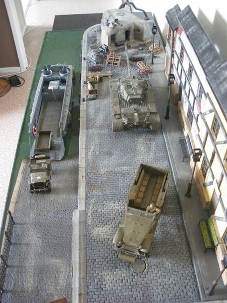 Diorama N°8 "Débarquement matériel US début 1945" en france - moadib ...