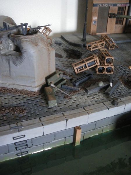 Diorama N°8 "Débarquement matériel US début 1945" en france - moadib ...