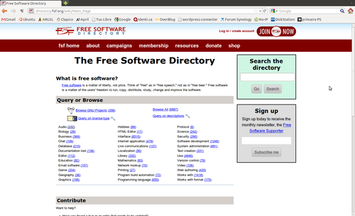 Le Free Software Directory fait peau neuve - Le Site de TuxLibre
