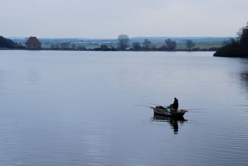 Un paradis pour les pêcheurs : l'étang du Stock en Moselle. - Sarrebourg 57400
