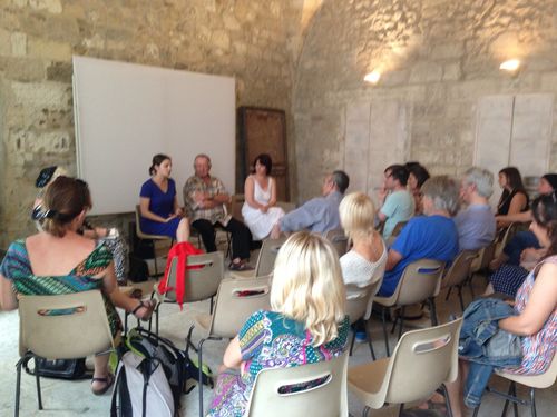 Marina Damestoy et Alexandra Badéa avec les Eat à la Maison Jean Vilar ...