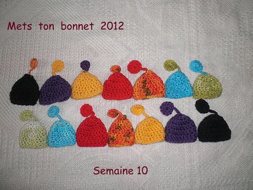 Mets ton bonnet 2012, semaine 10 - Le blog de Annie