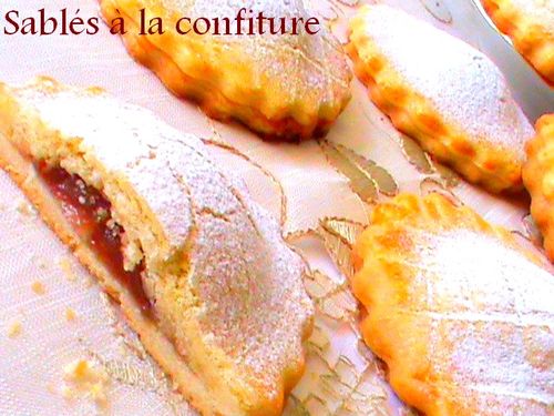 Sablés à la confiture - Recettes Gourmandes