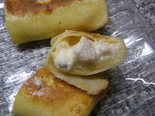 crêpes au poulet - La cuisine de cécé