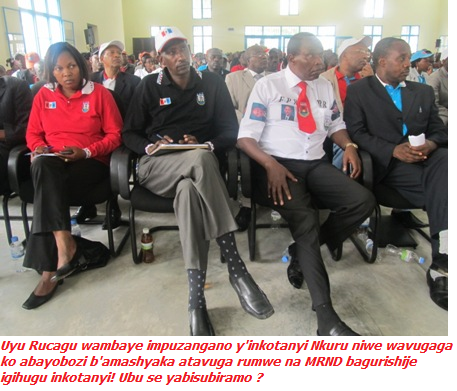 Mu Rwanda uwapfuye yarihuse atabonye aho interahamwe nkuru za MRND ...