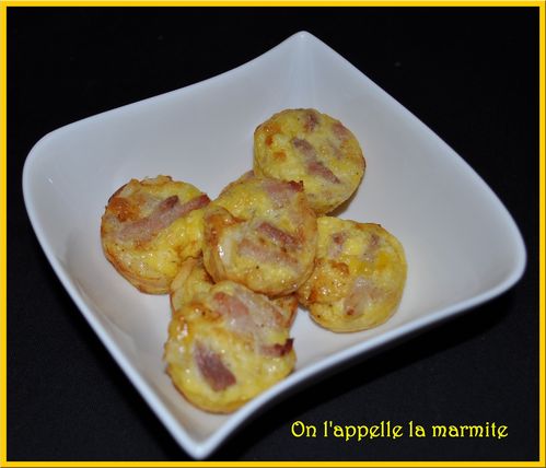 Bouchées de Quiche Lorraine pour l'apéritif - Le blog de La Marmite