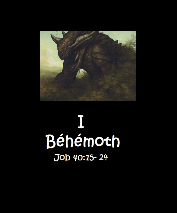 Béhémoth - Job 40:15-24 - Contes de Wolfram