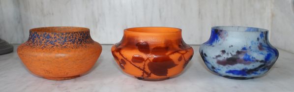 VASES DELATTE - DELATTE NANCY pâtes de verre André DELATTE