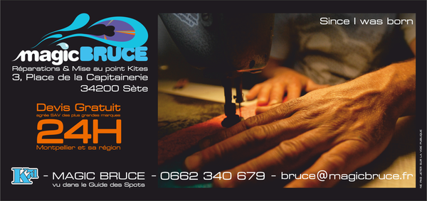 Magic Bruce répare vos kites et plus encore... - Eh Pardine... On est ...