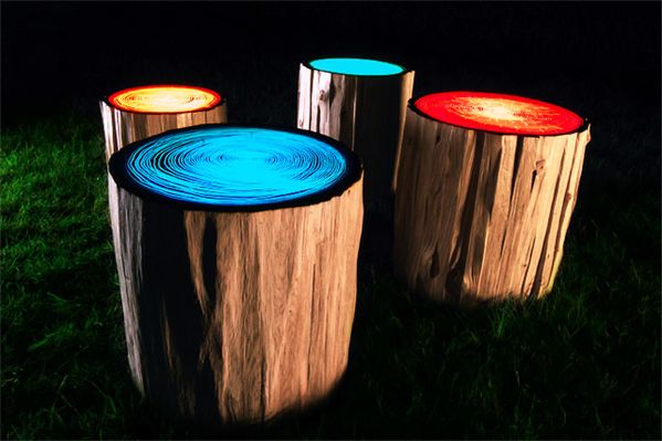 Tree Ring Lights by Judson Beaumont - Troncs de lumières! - Le blog de ...