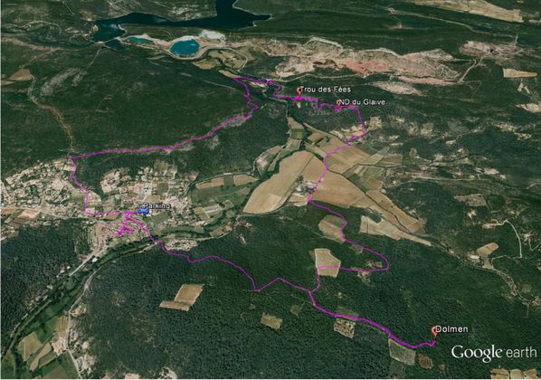 Cabasse. Notre Dame du Glaive. Dolmen de la Gastée - Le blog de Alain