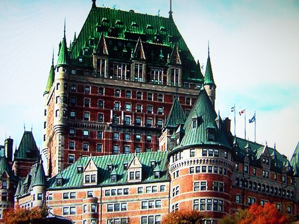 Le château de Frontenac à Québec - Dame Mauve Princesse von Hotzenplotz