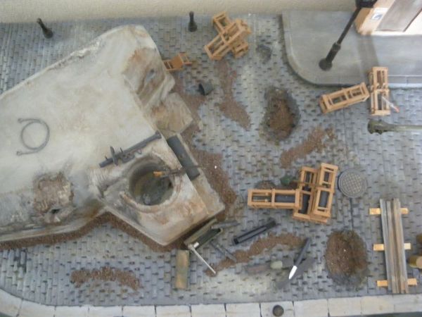 Diorama N°8 "Débarquement matériel US début 1945" en france - moadib ...