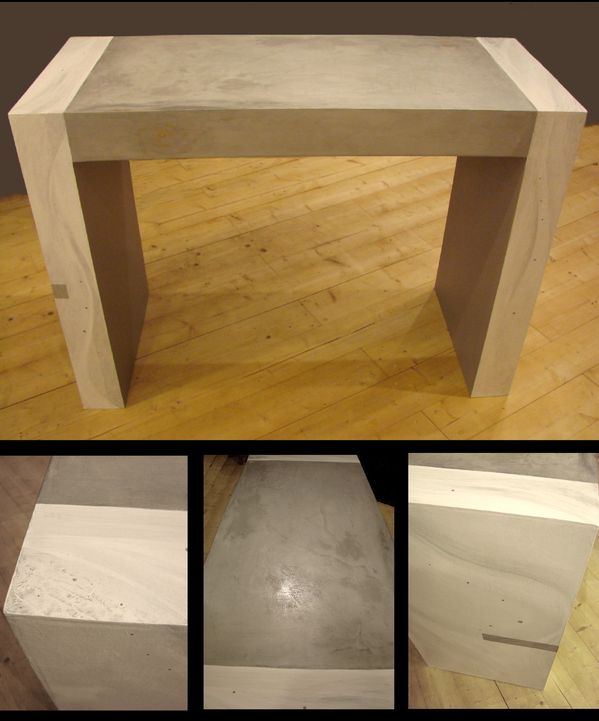 Console béton - Cartons de Noëlle blog