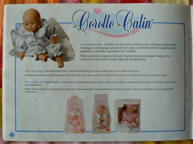 Catalogue 1997 - poupées corolle