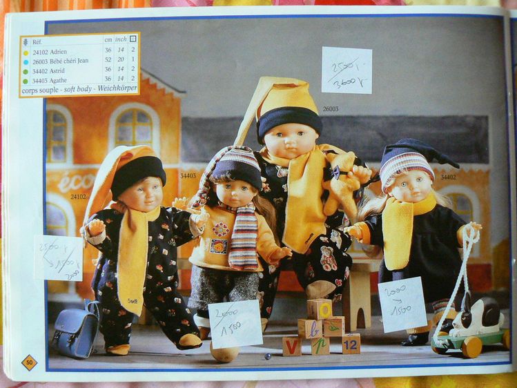 Catalogue 1997 - poupées corolle
